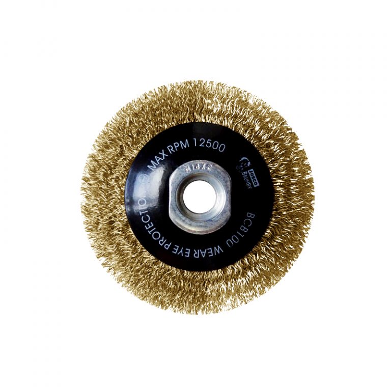 Brumby 100mm Crimped Multi-Thread Bevel Brush - Josco