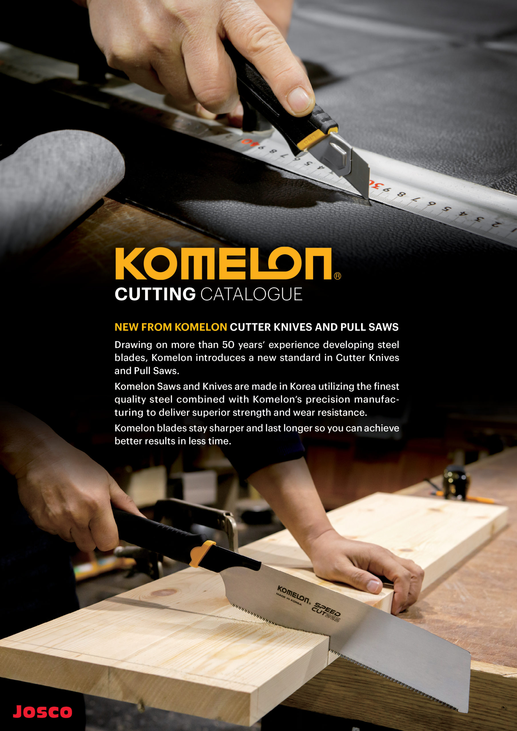 Komelon Cutter Knives and Pull Saws - Josco